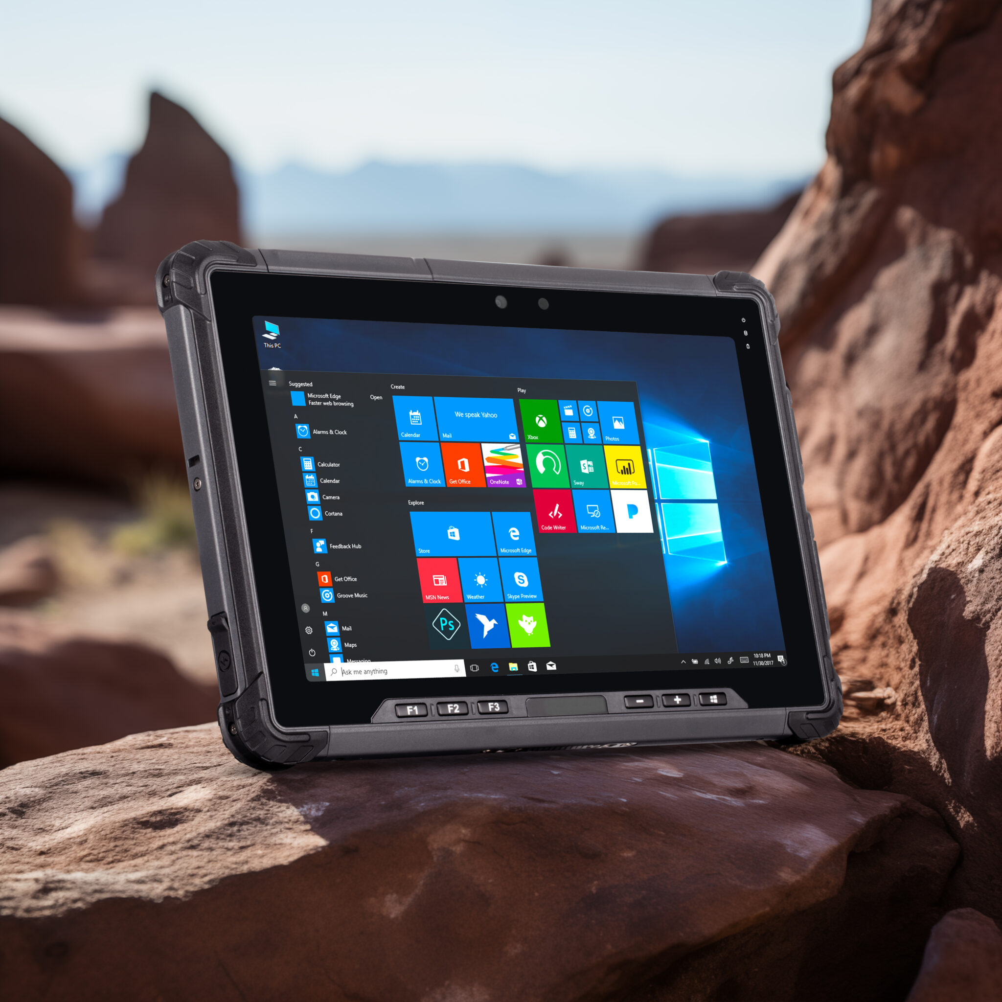 Rugged Windows Tablets for durability in harsh environments.